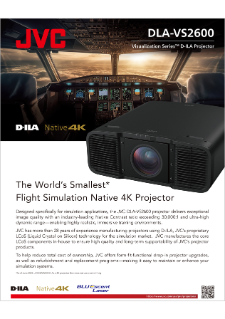 Leaflet DLA-VS2600 | Brochures | Simulation Projectors (SIM ...